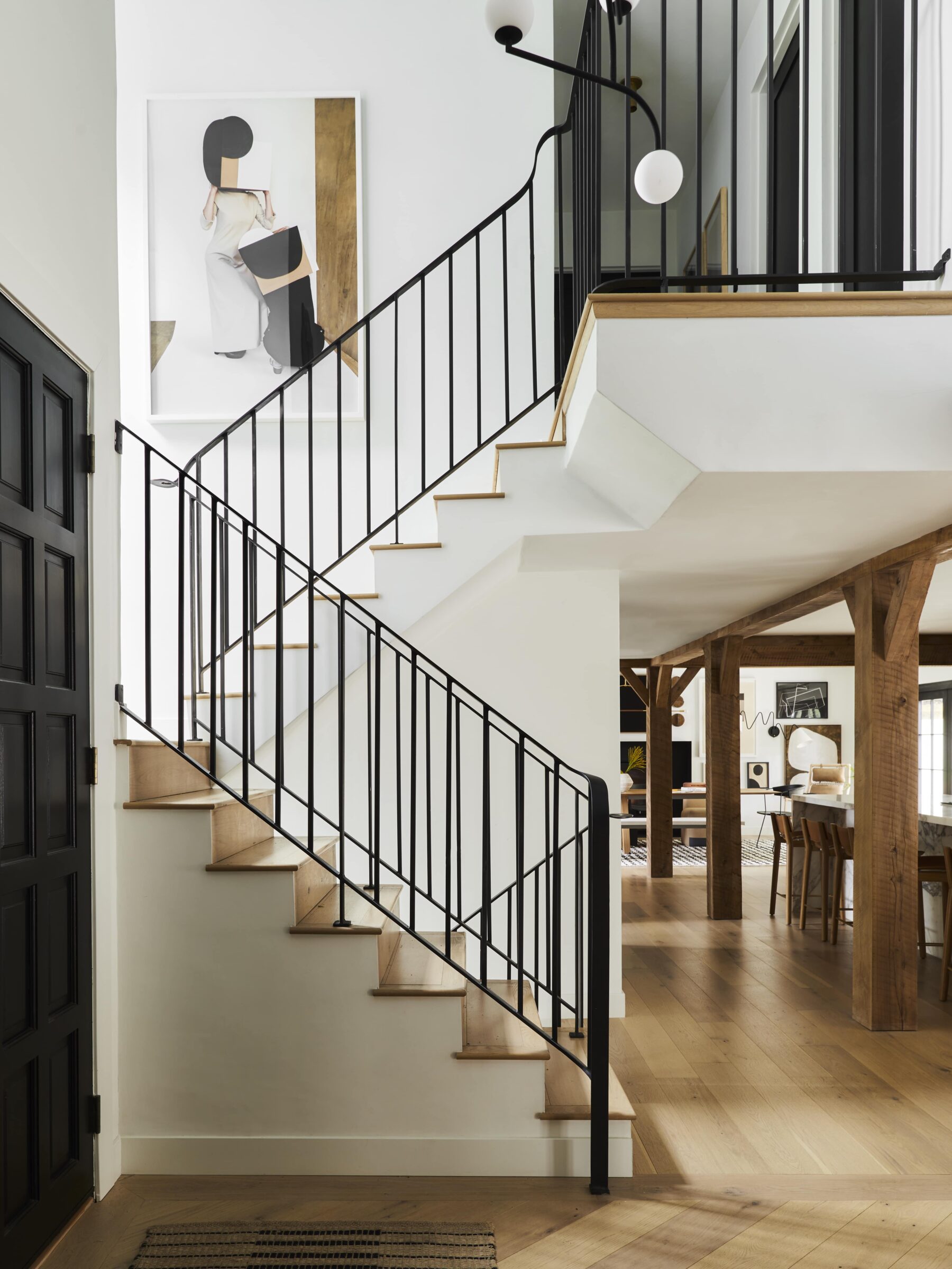 Bobby Berk Headquarters: The Entry, Stairs & Living Room - Bobby Berk