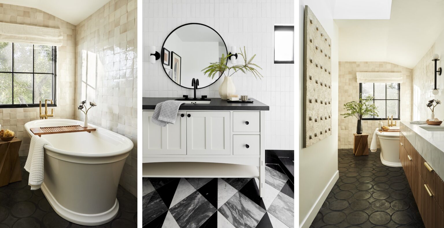 Bobby Berk Headquarters: Primary & Guest Bathroom - Bobby Berk